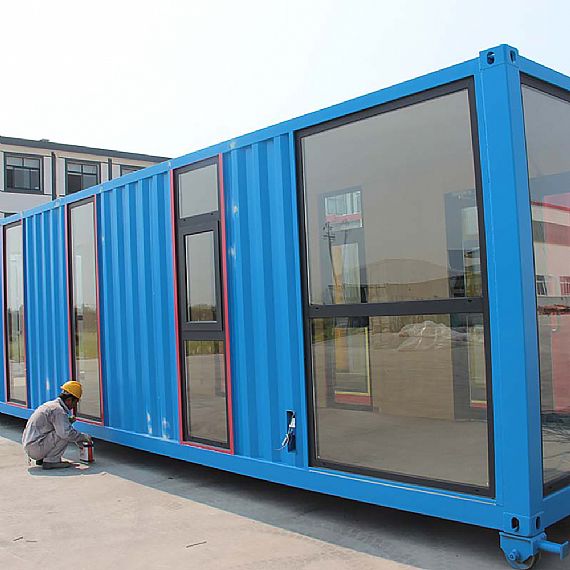 Customized Glass Shipping Container Home